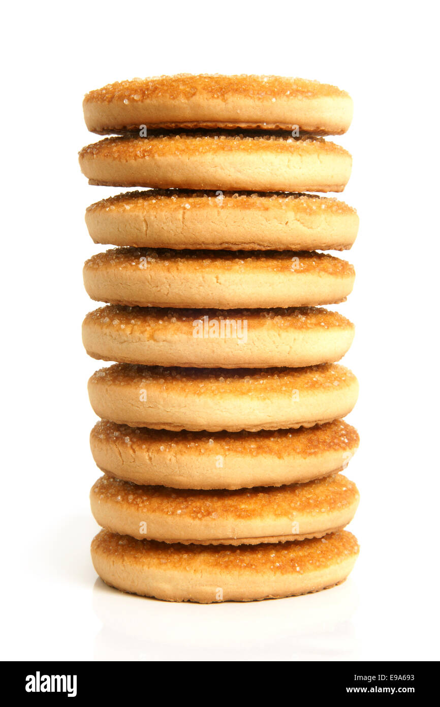 Stack of sugar cookies Stock Photo - Alamy