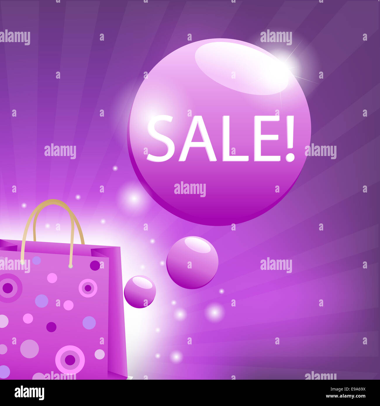 Color Sale Poster Stock Photo - Alamy