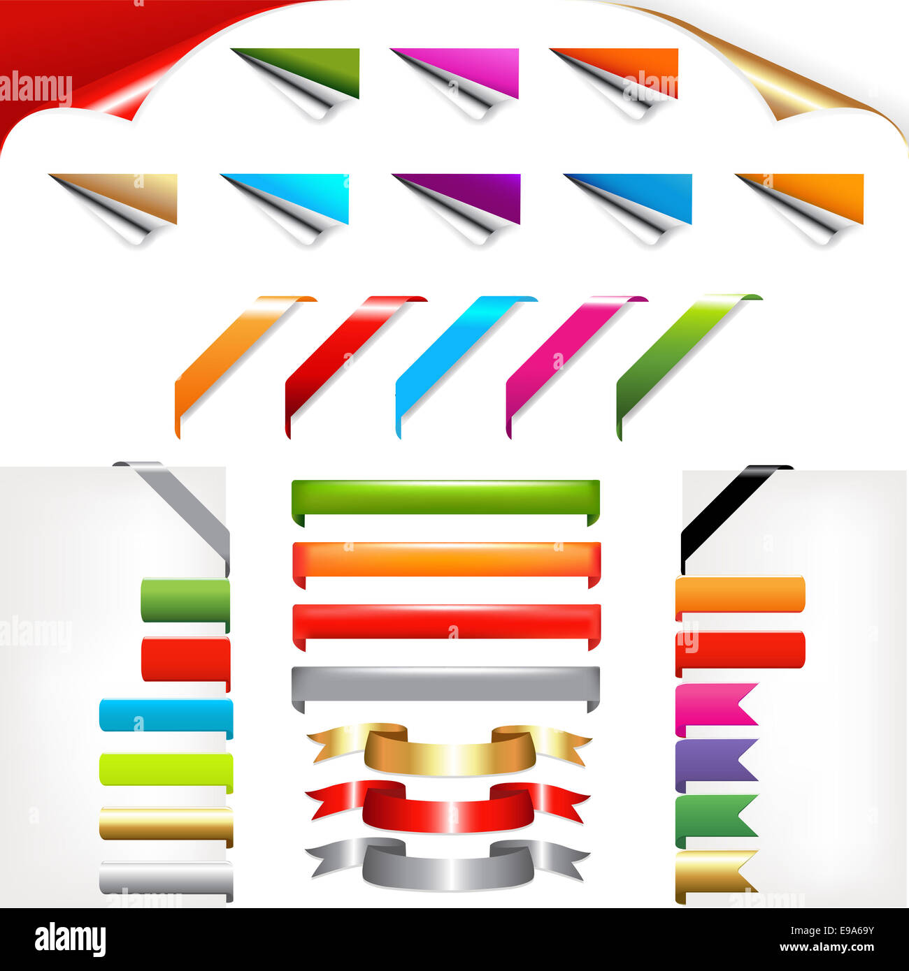 Silver corners hi-res stock photography and images - Alamy