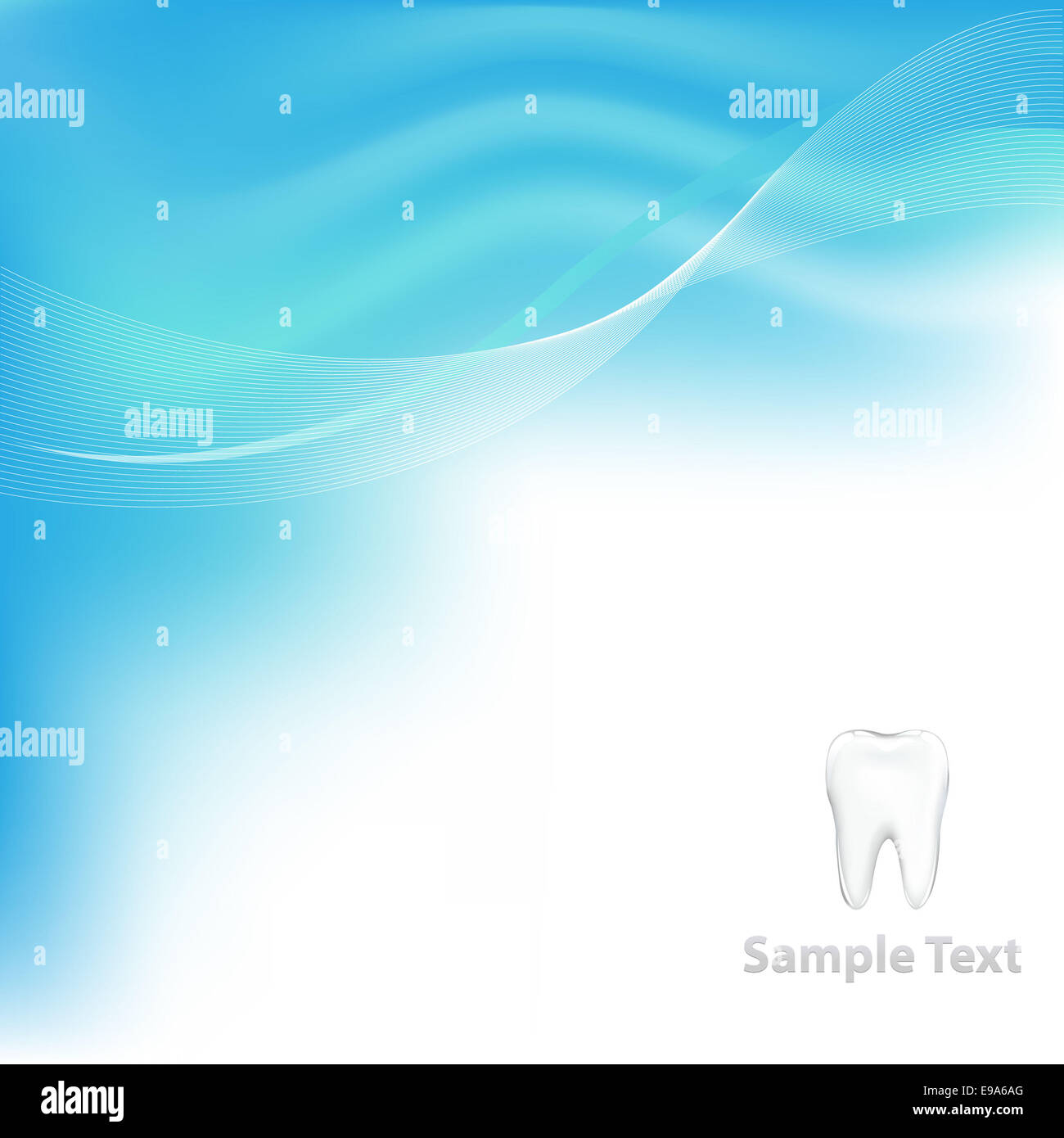 Dental Background With Tooth Stock Photo - Alamy