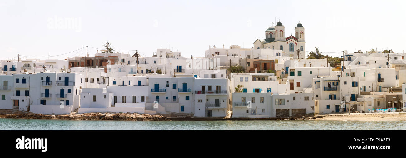 port of Naoussa, Paros island , Greece Stock Photo - Alamy
