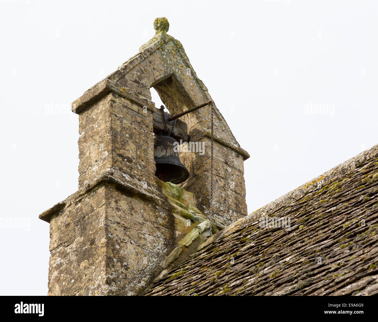 Exterior of St Oswald parish church Widford Stock Photo - Alamy