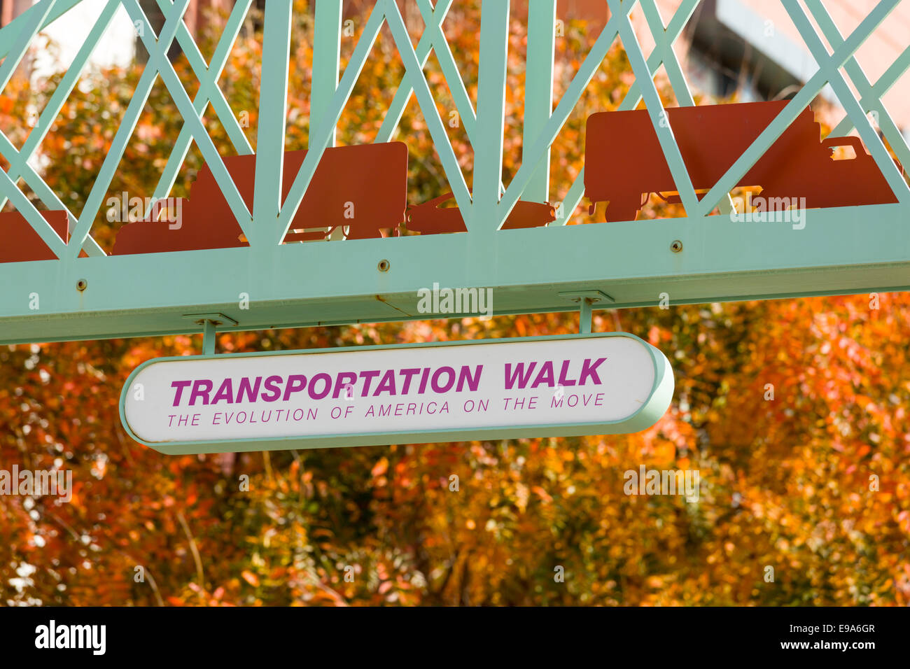 Transportation Walk in fall at Washington DC Stock Photo - Alamy