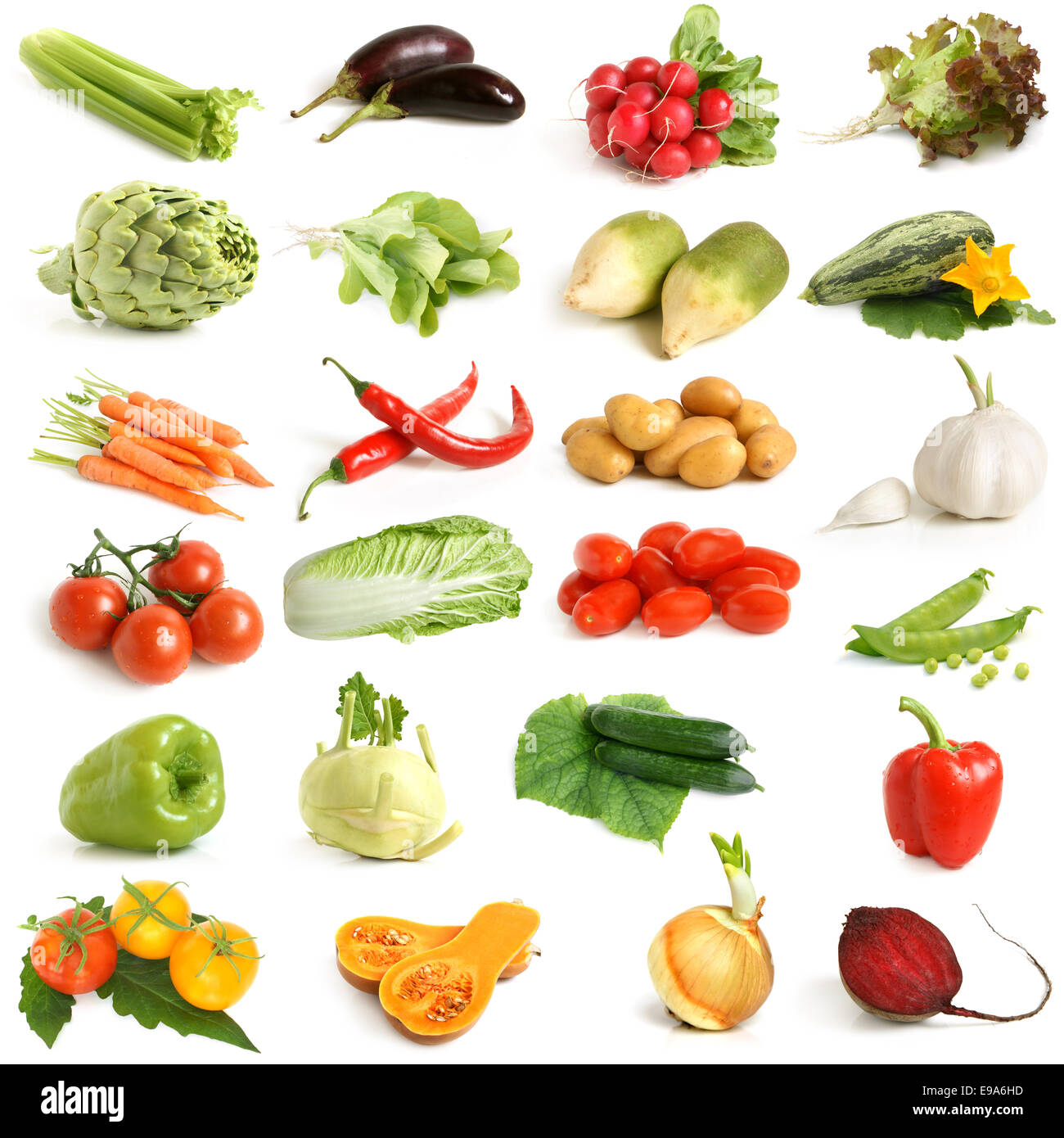 Vegetable collection hi-res stock photography and images - Alamy