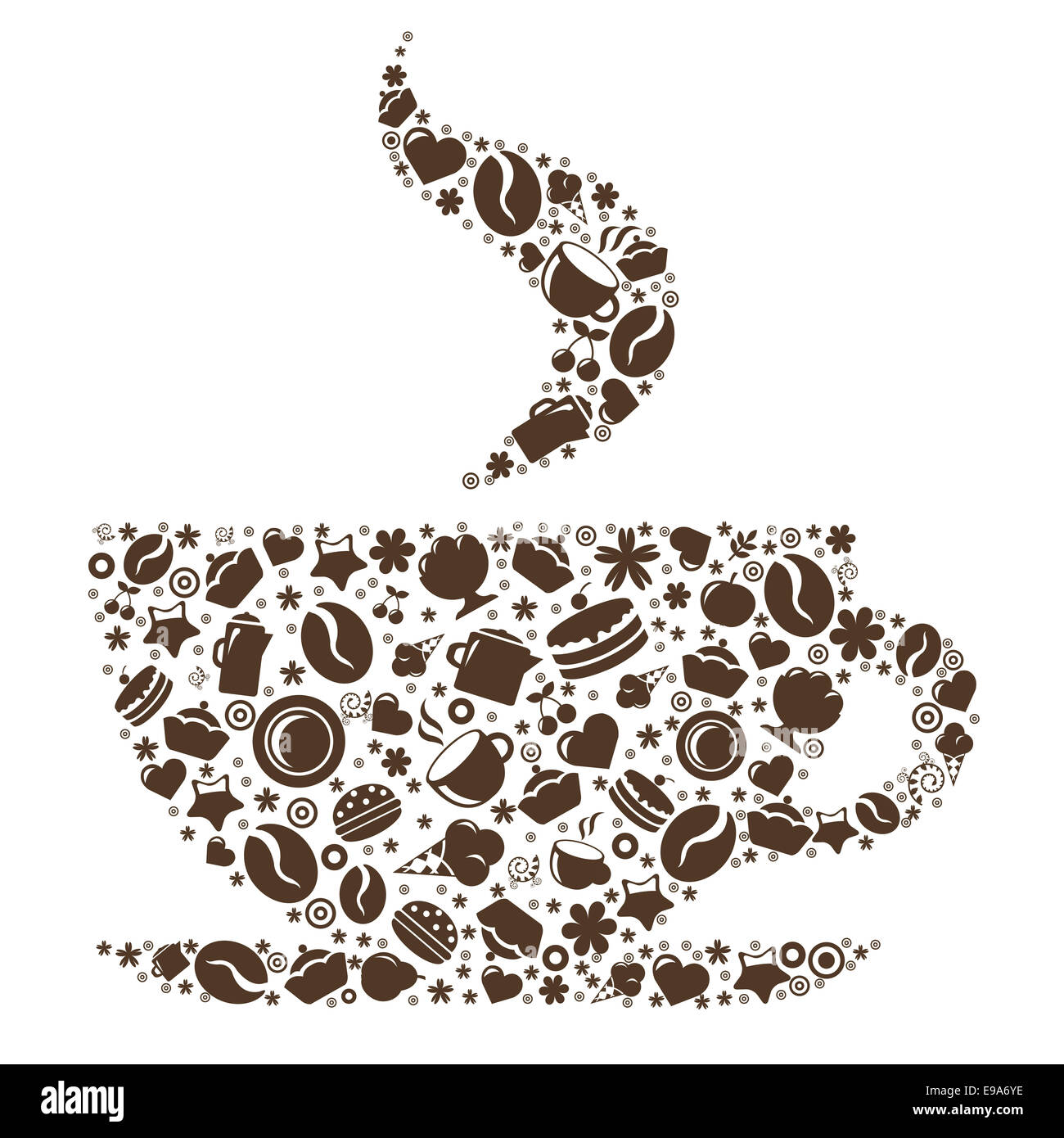 Abstract coffee cup hi-res stock photography and images - Alamy