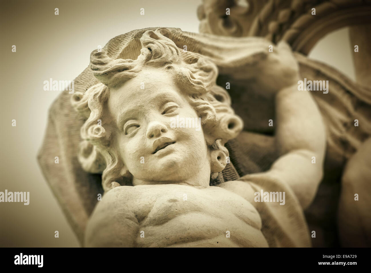 Face of an angel statue hi-res stock photography and images - Alamy