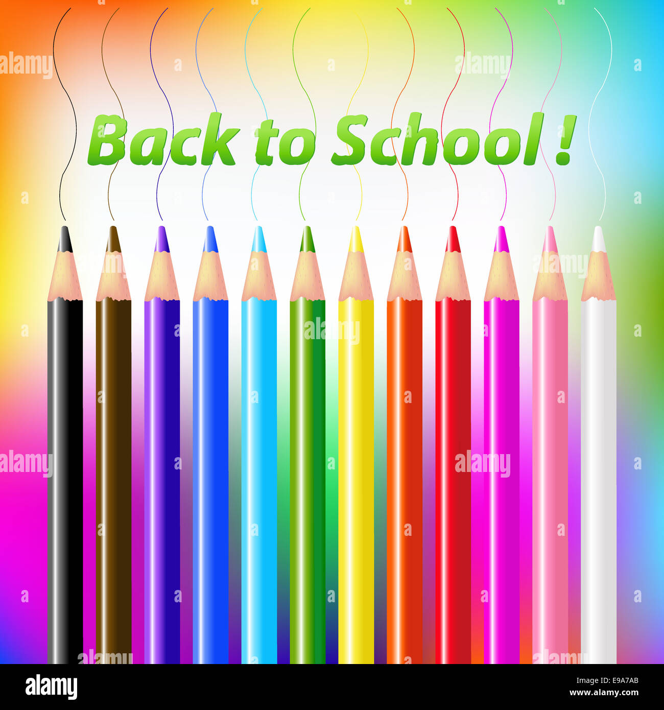 Back To School Design Stock Photo - Alamy