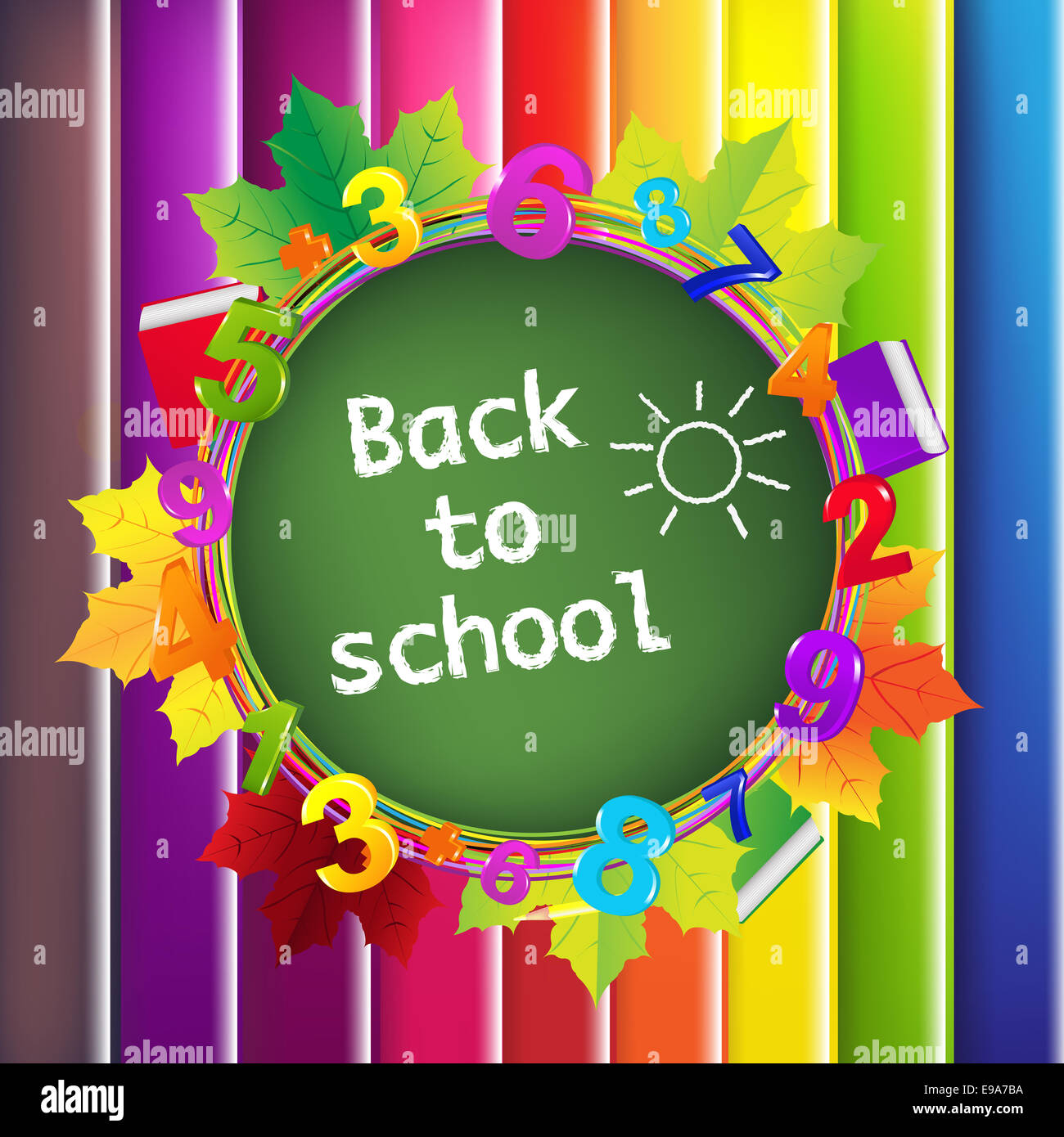Back To School Background Stock Photo - Alamy