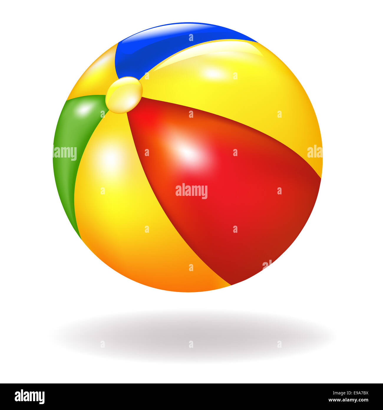 Blue yellow beach rubber Cut Out Stock Images & Pictures - Alamy