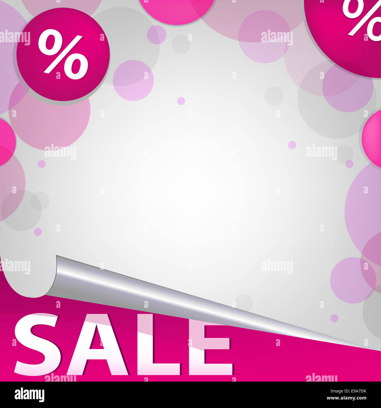 Bright Sale Poster Stock Photo - Alamy