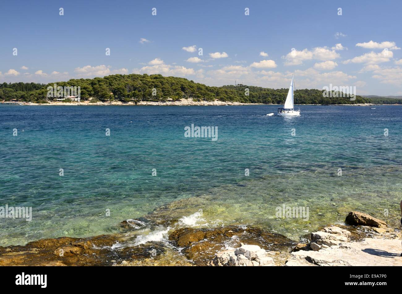 Red Island (Croatia Stock Photo - Alamy