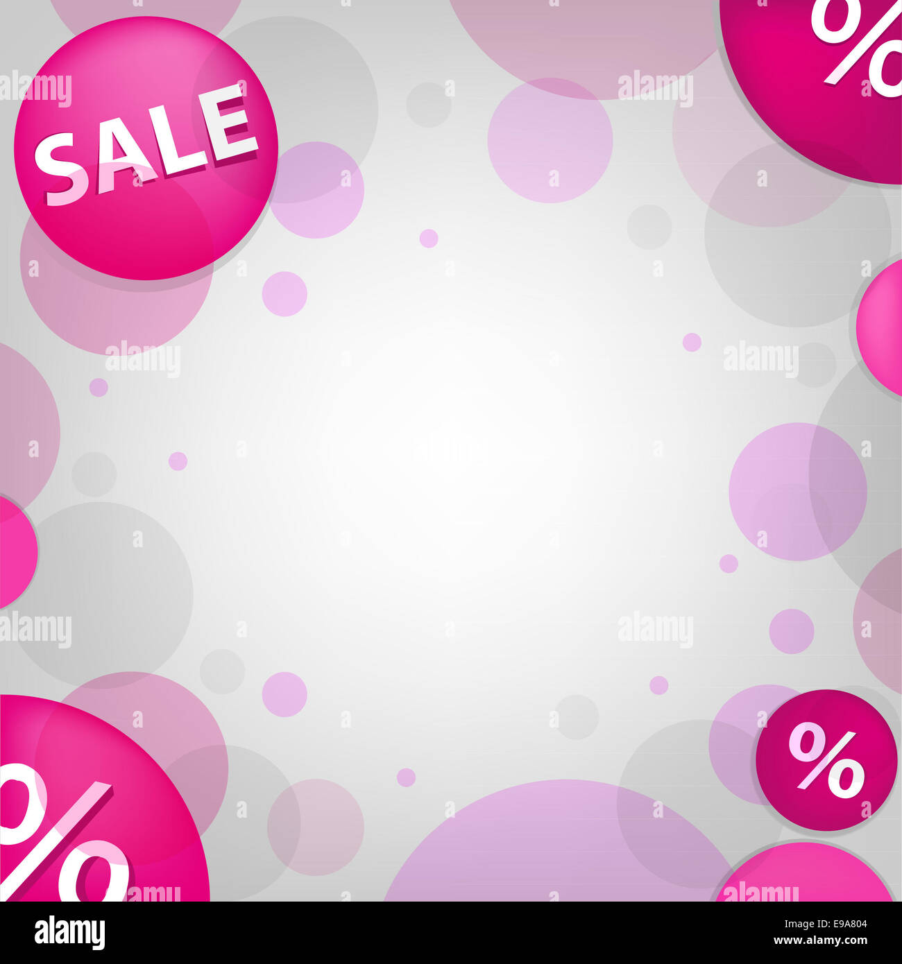 Bright Sale Poster Stock Photo - Alamy