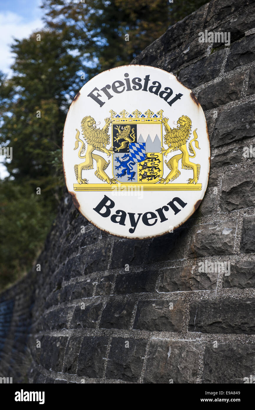 Bavaria border hi-res stock photography and images - Alamy