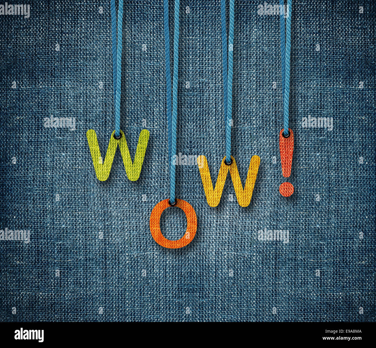 Wow alphabet hi-res stock photography and images - Alamy
