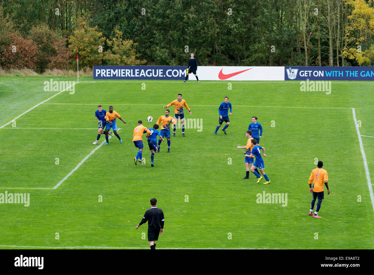 Students football match at Warwick University, UK Stock Photo - Alamy