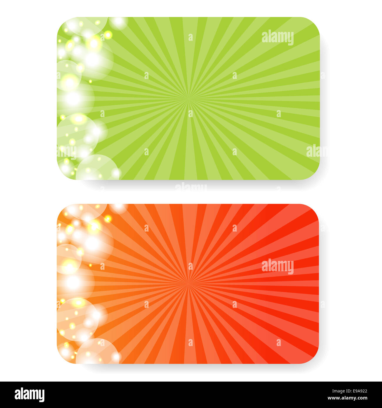 Gift credit card template Cut Out Stock Images & Pictures - Alamy