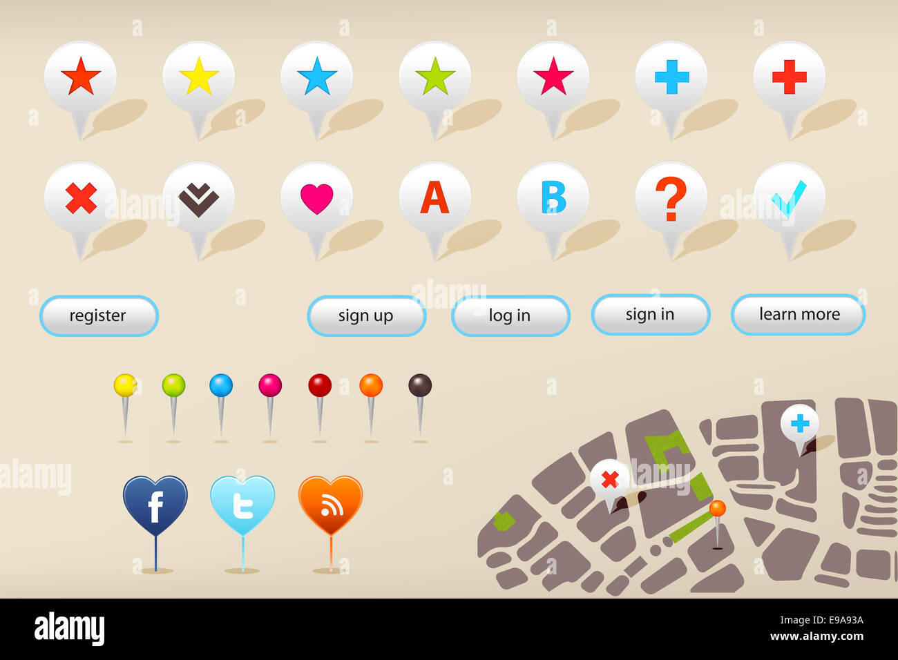 Navigation markers hi-res stock photography and images - Alamy