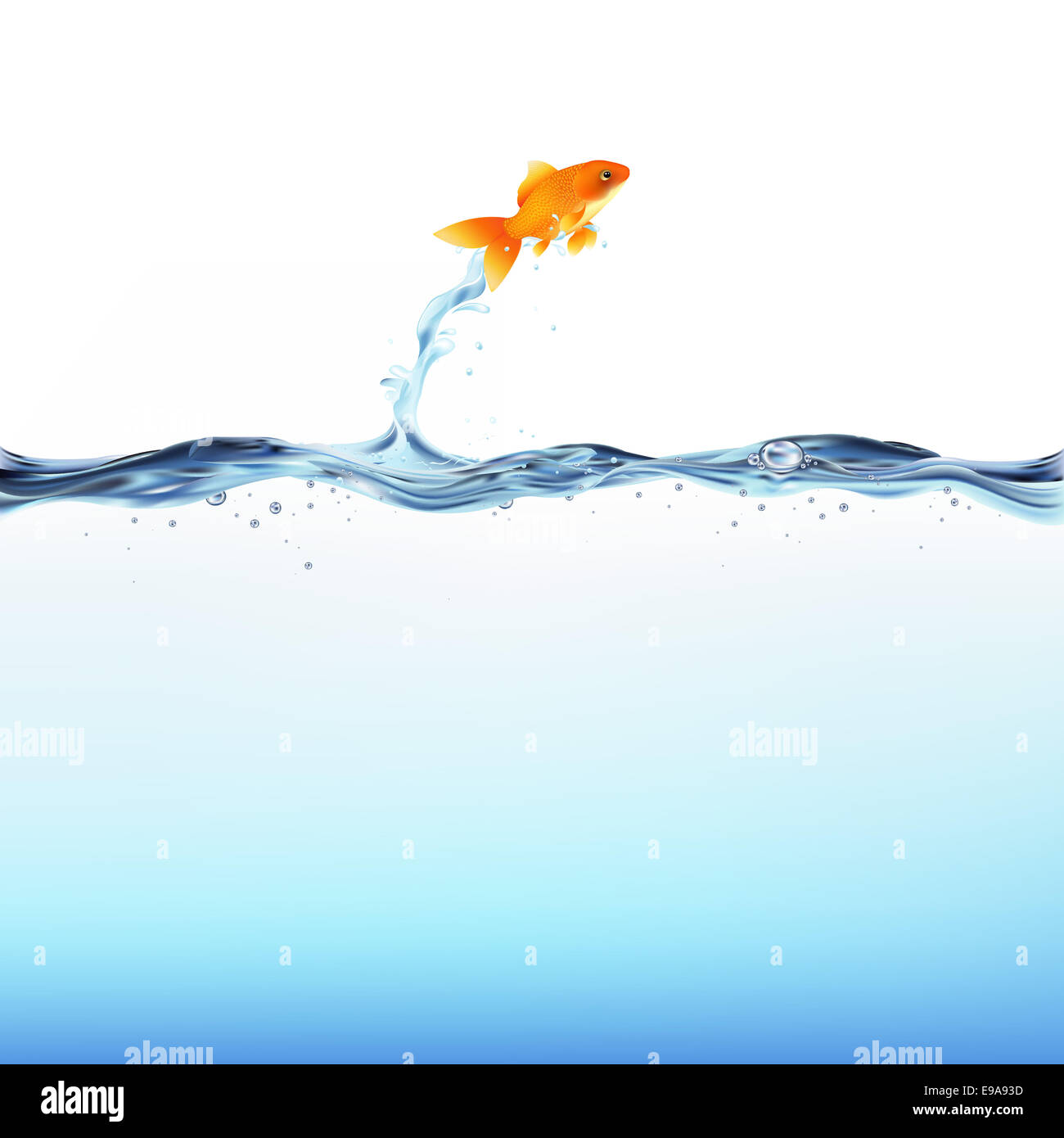 Goldfish water splash hi-res stock photography and images - Alamy