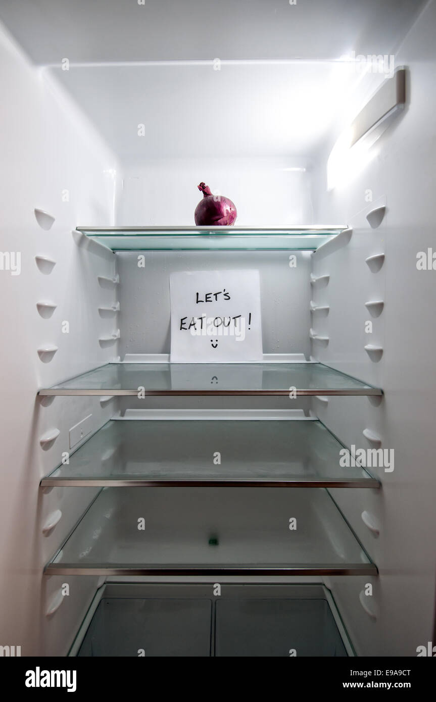 Empty out refrigerator hi-res stock photography and images - Alamy