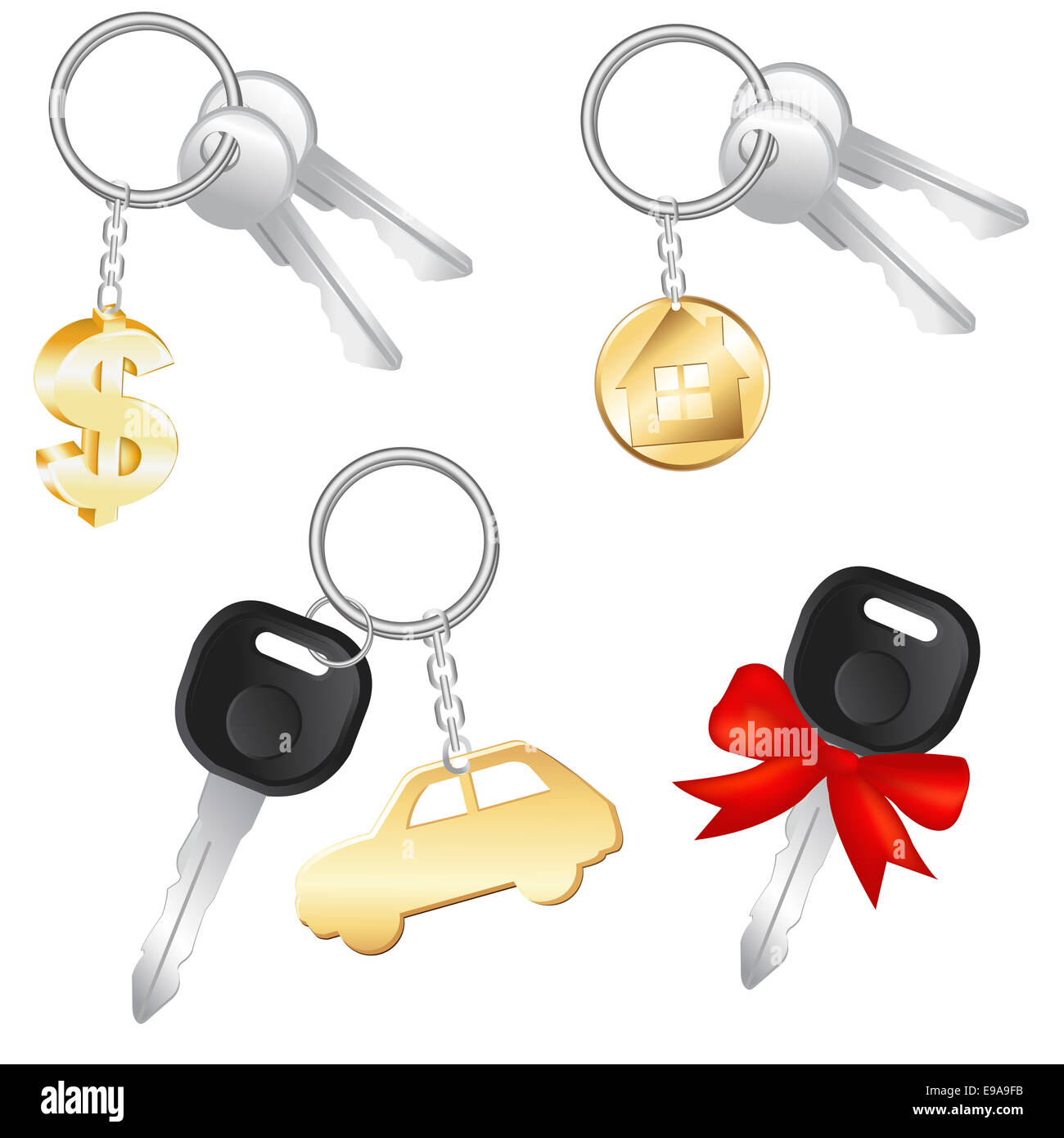 Set Of Keys Stock Photo - Alamy