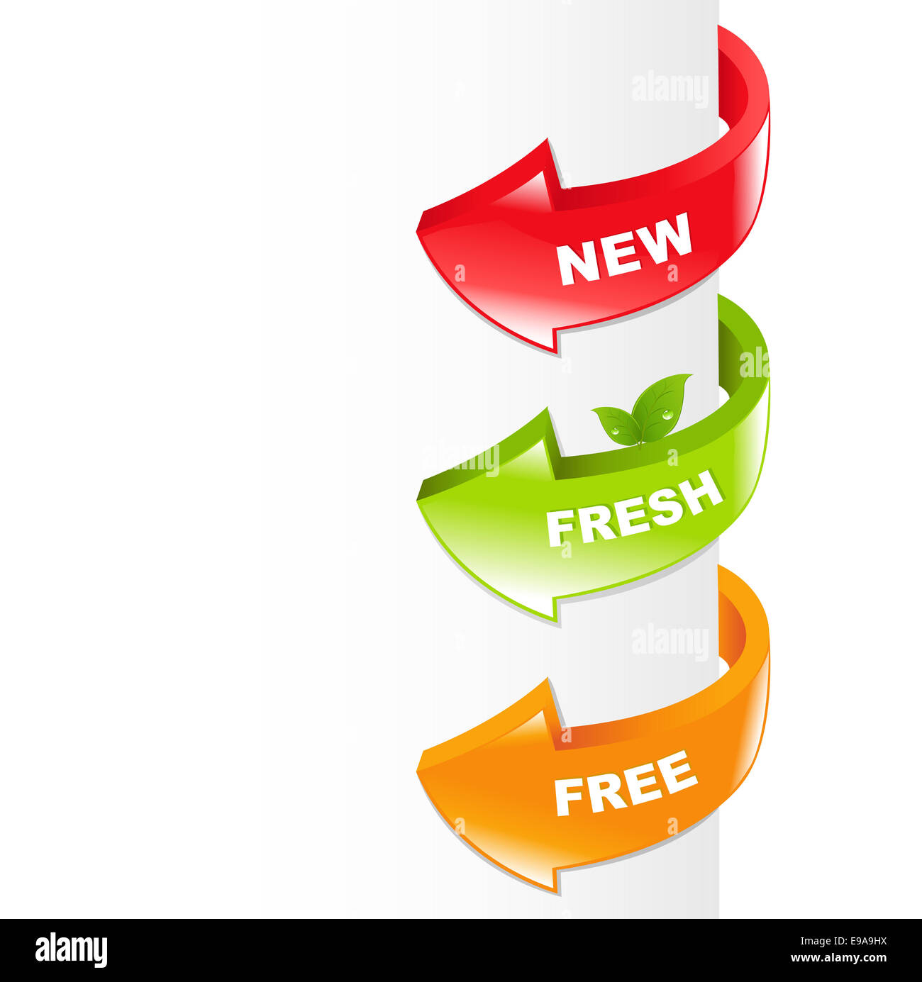 Sign and arrows Cut Out Stock Images & Pictures - Alamy