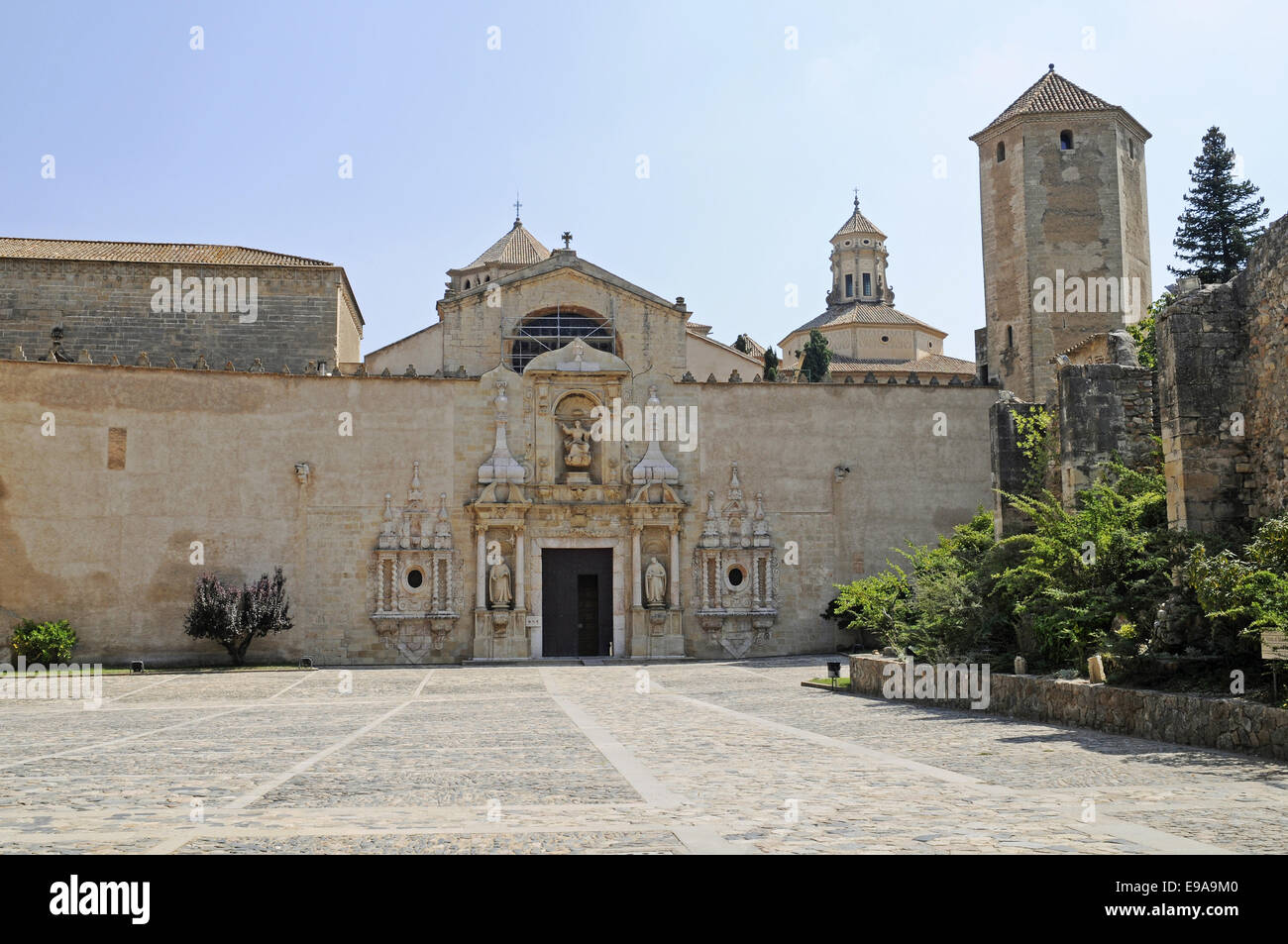 monastery Santa Maria, Poblet, Spain Stock Photo - Alamy
