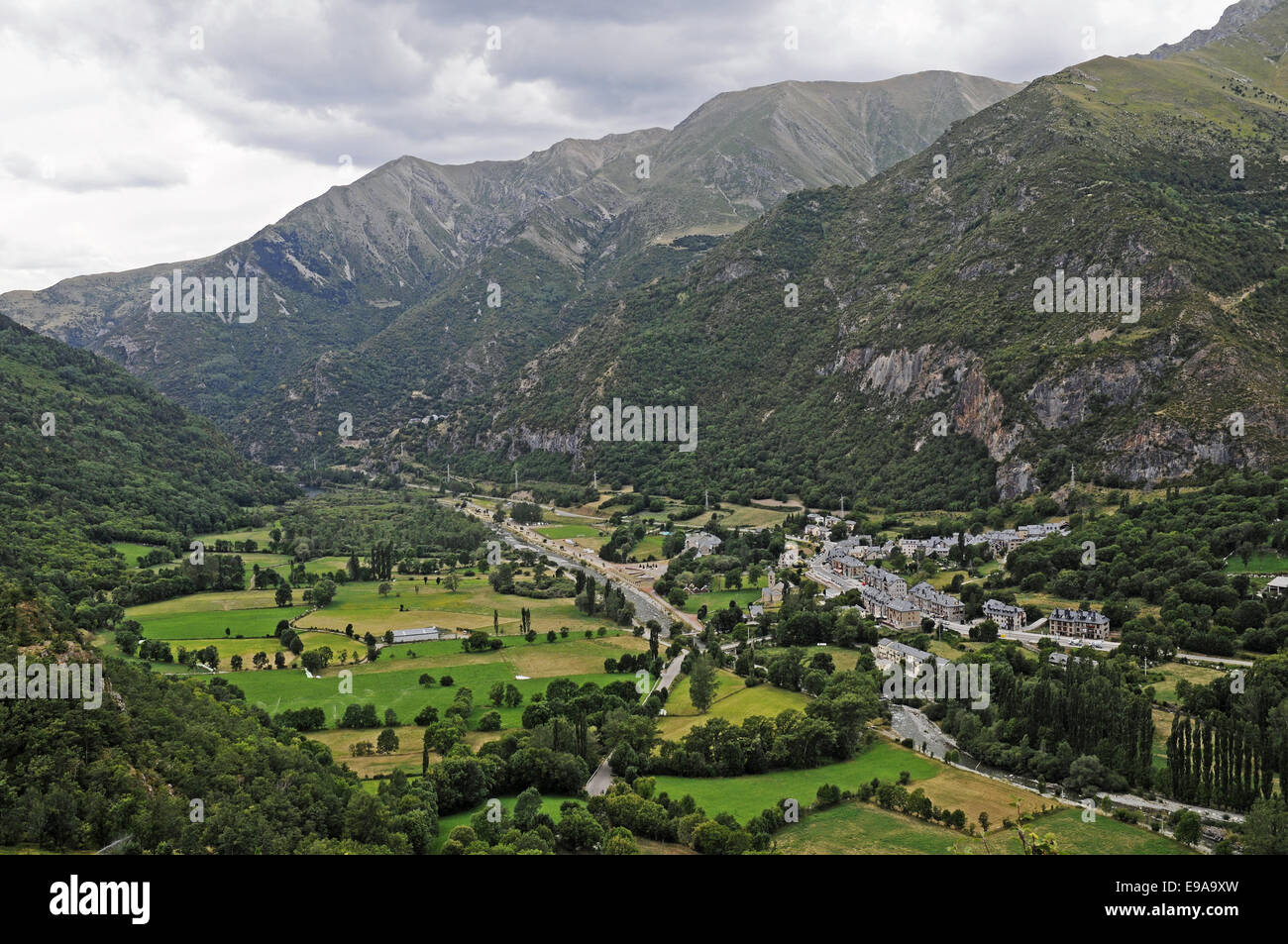 landscape, La Vall de Boi, valley, Spain Stock Photo - Alamy