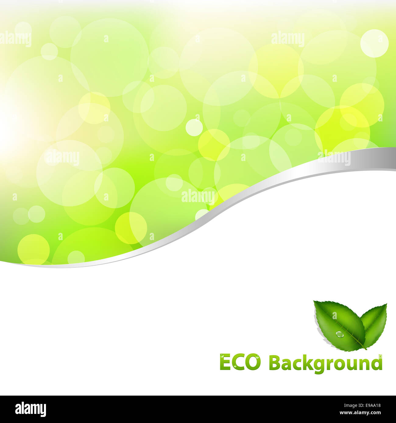 Green Eco Background Stock Photo - Alamy