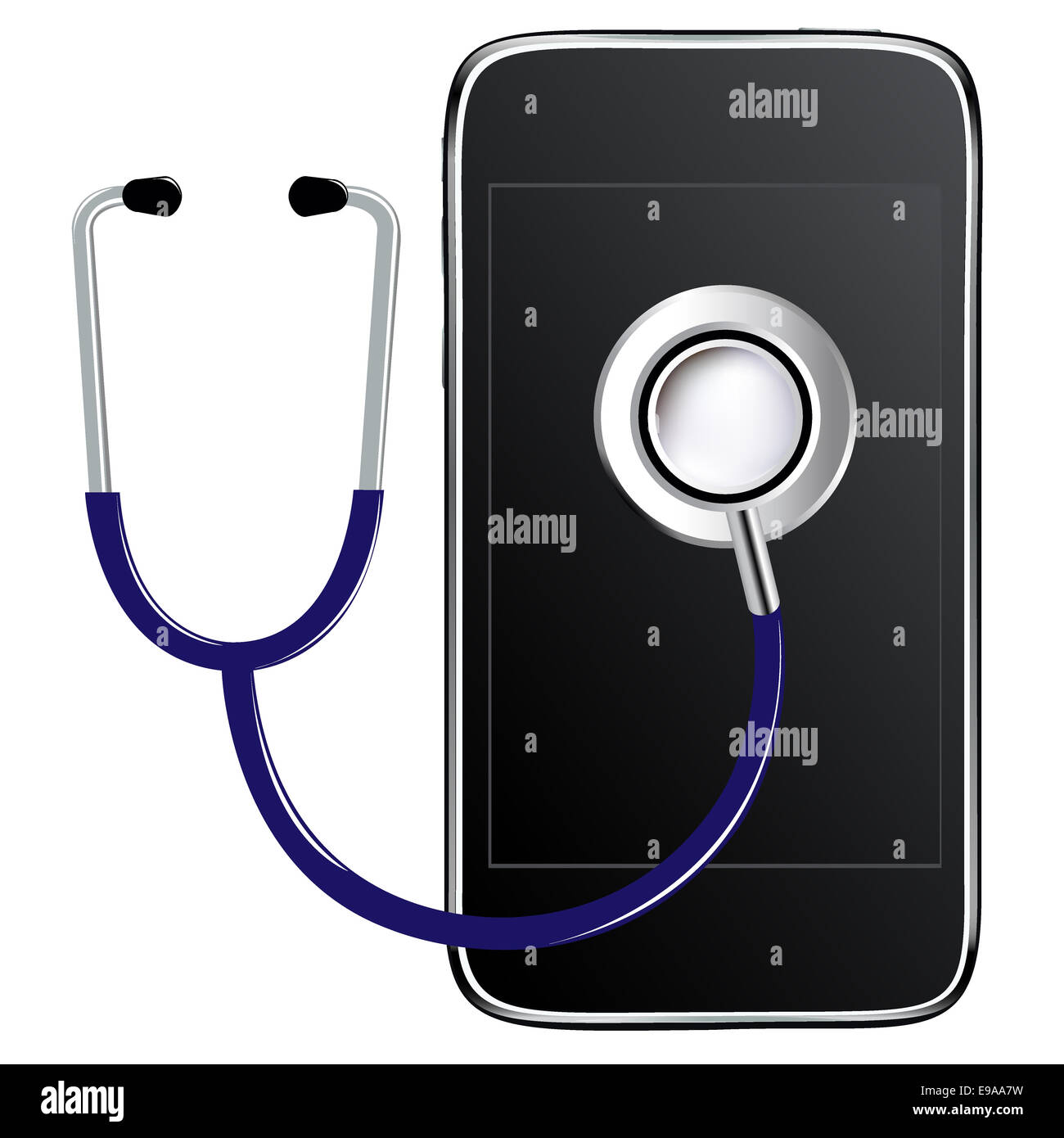 Diagnostic mobile device Cut Out Stock Images & Pictures - Alamy