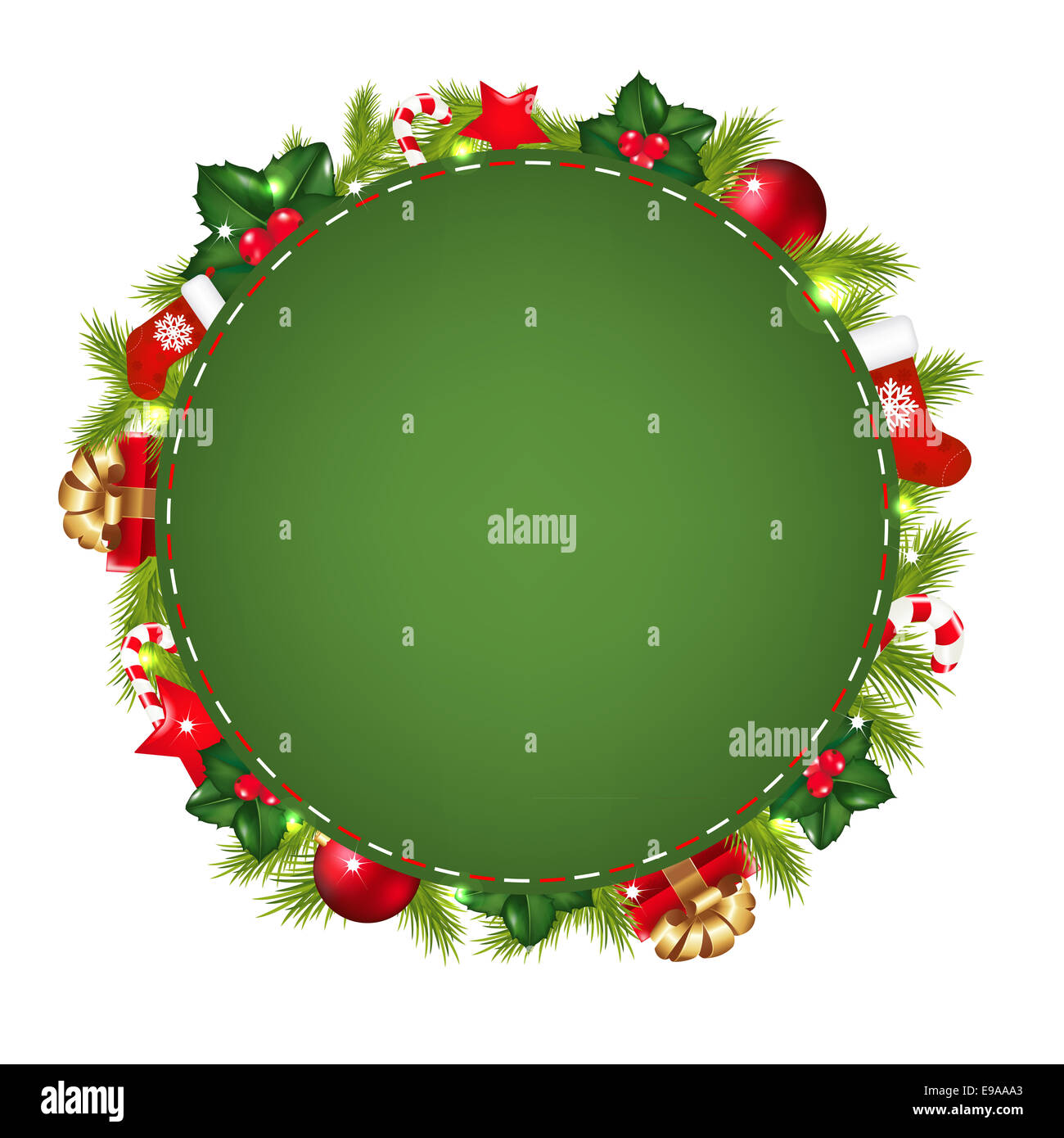 Christmas sock icon cute Cut Out Stock Images & Pictures - Alamy