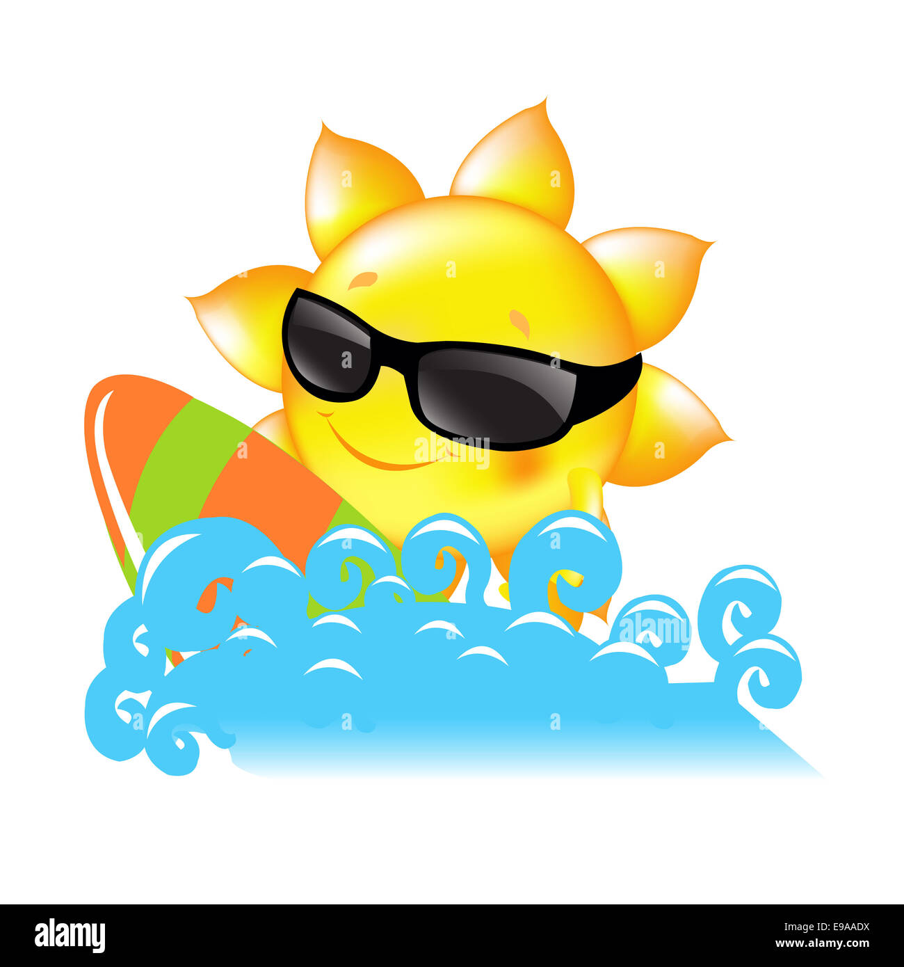 Sun And Sea Stock Photo - Alamy