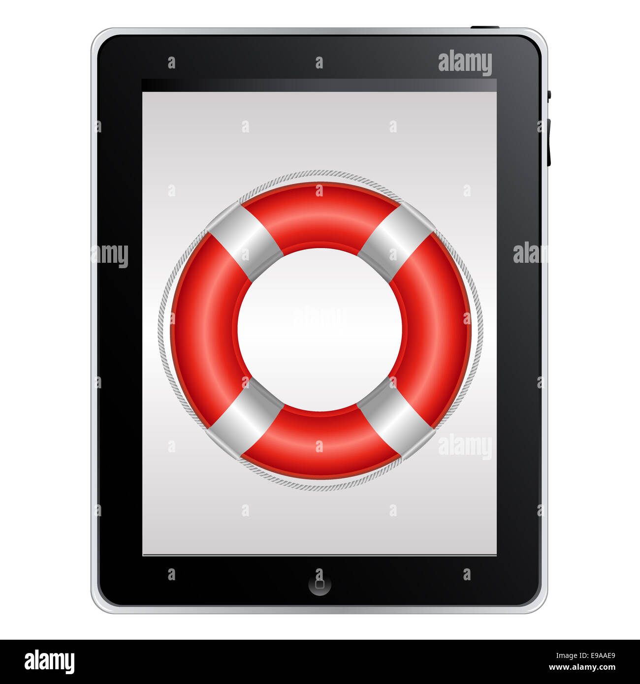 Tablet screen circle Cut Out Stock Images & Pictures - Alamy