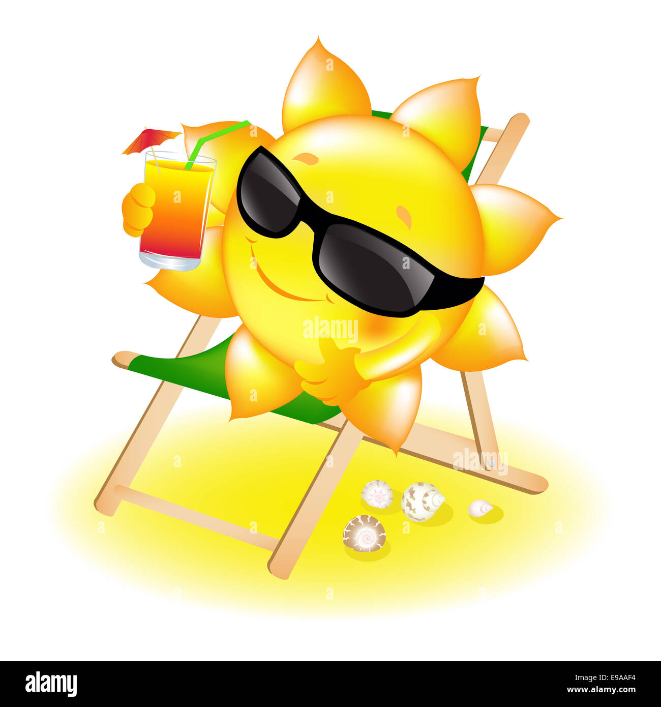 Sun lounge Cut Out Stock Images & Pictures - Alamy