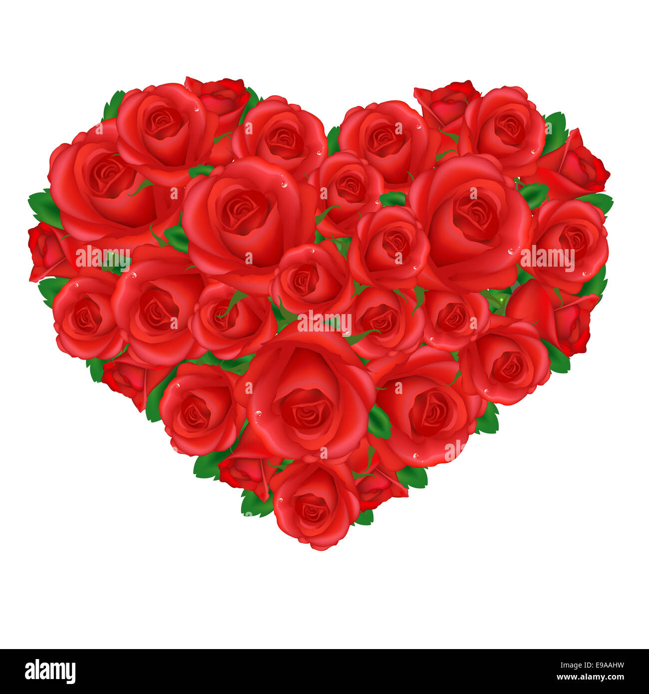 Roses form Cut Out Stock Images & Pictures - Alamy