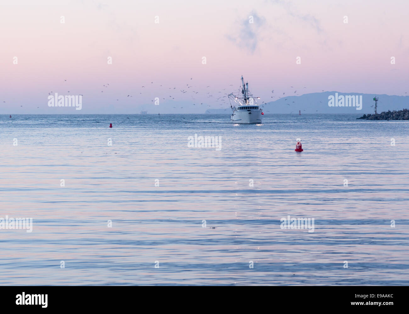 Dawn fishing boat hi-res stock photography and images - Alamy