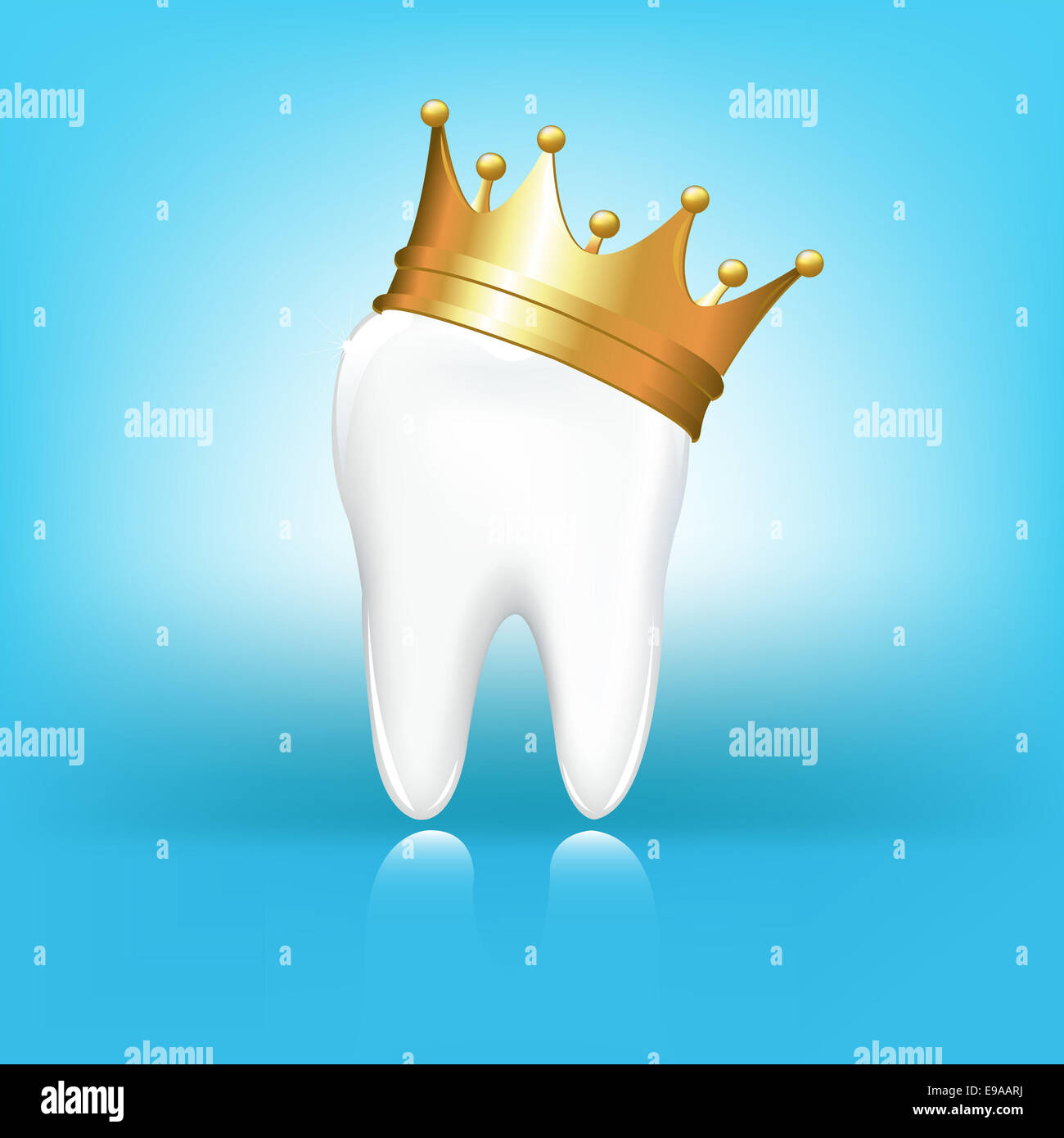 Gold crown tooth hi-res stock photography and images - Alamy