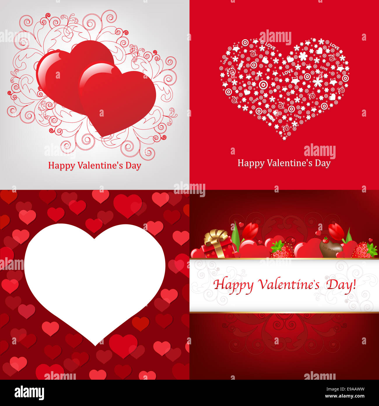 Valentines Day Card Stock Photo - Alamy