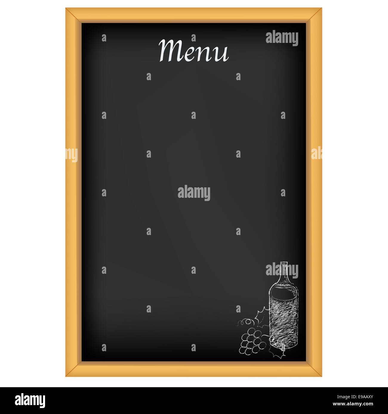 Menu vertical Cut Out Stock Images & Pictures - Alamy