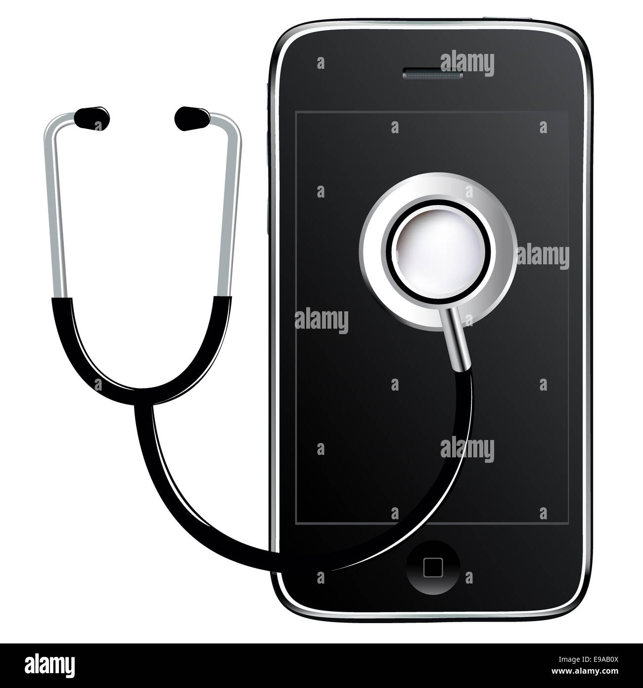Stétoscope smartphone hi-res stock photography and images - Alamy