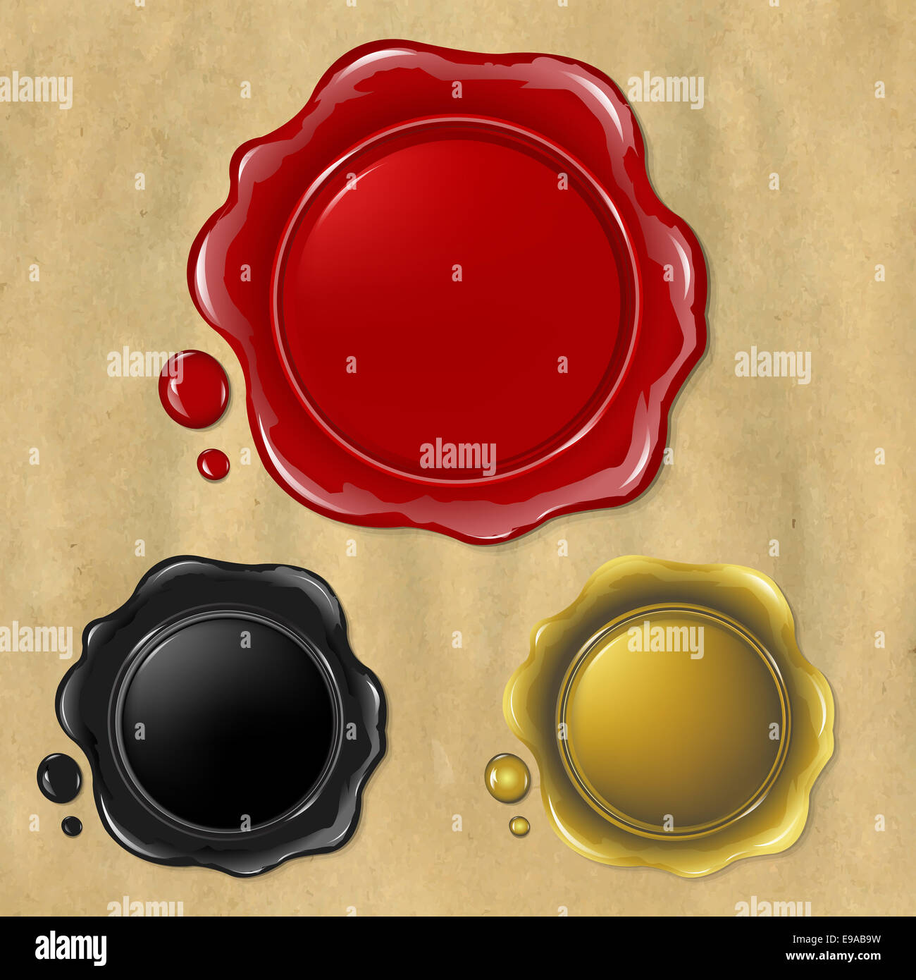 Wax Seal Collection Stock Photo - Alamy