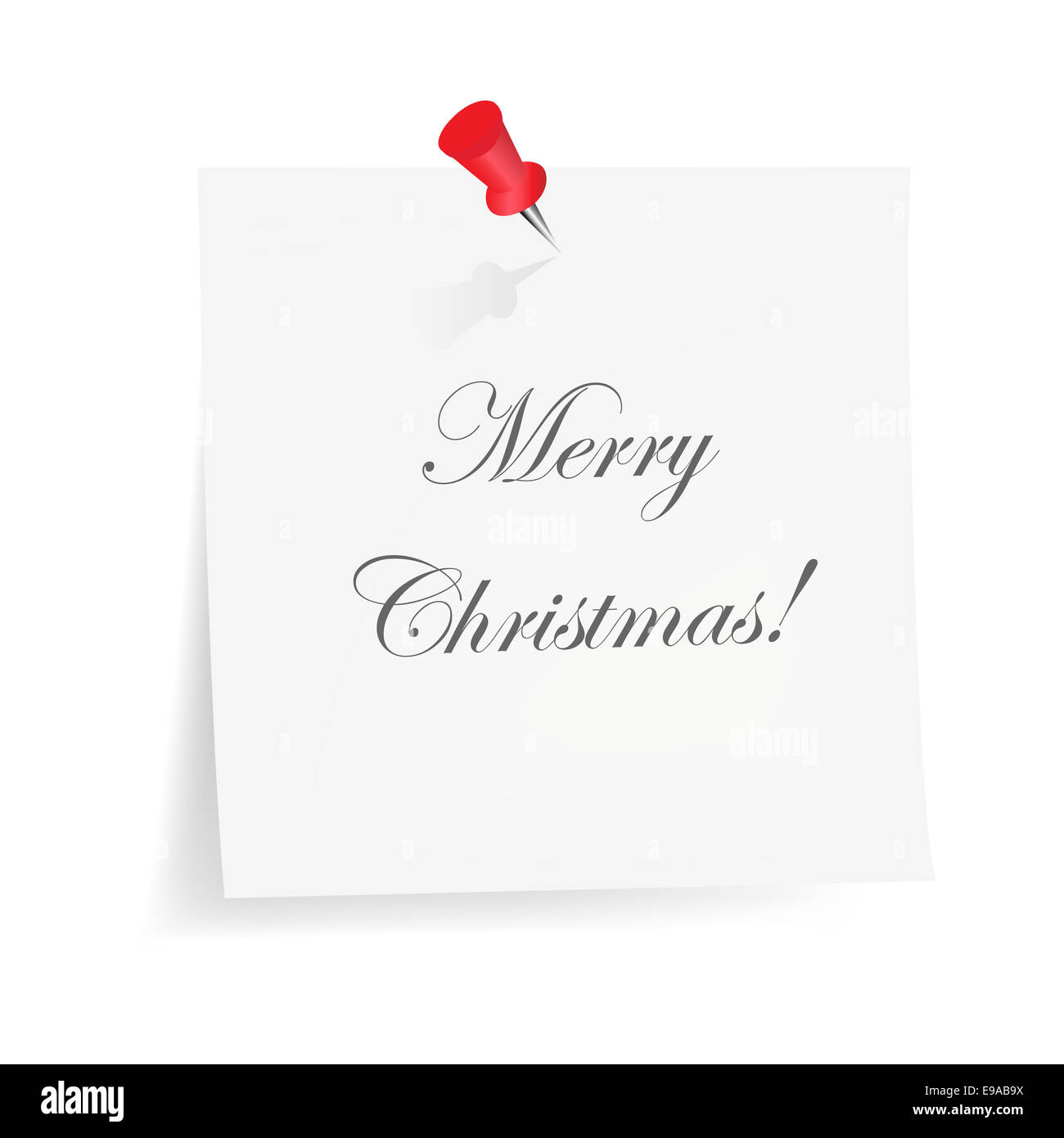 White Note Paper Stock Photo - Alamy