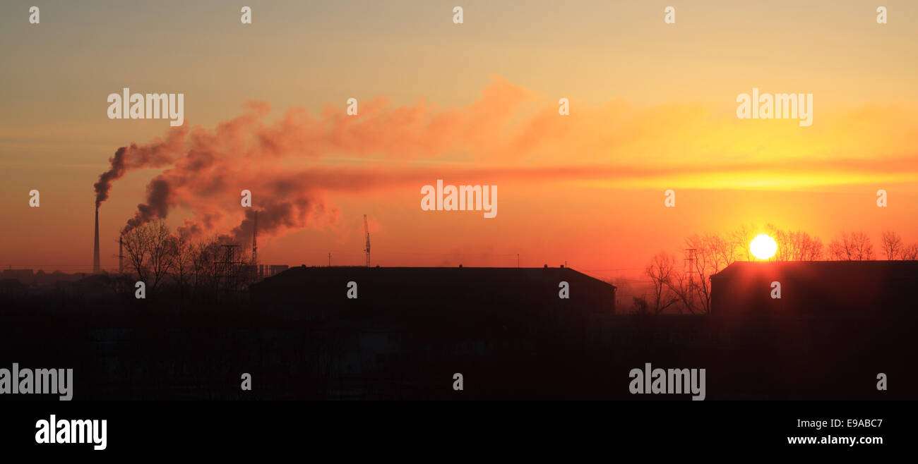 Industrial sunrise hi-res stock photography and images - Alamy