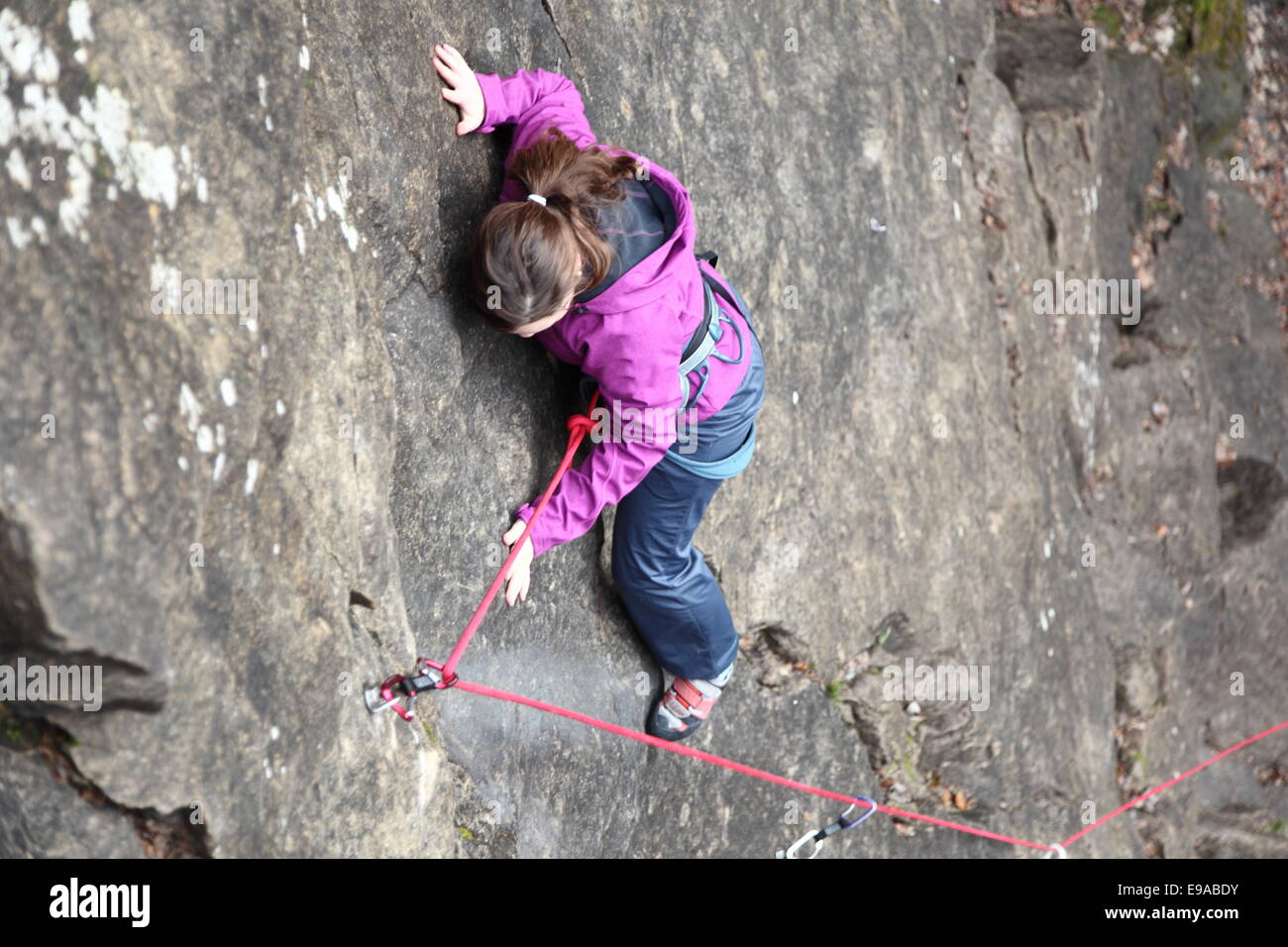 Difficult mountain climb hi-res stock photography and images - Alamy