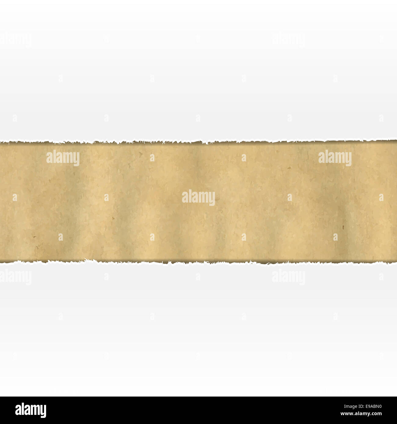 Old Ripped Paper With White Paper Stock Photo - Alamy