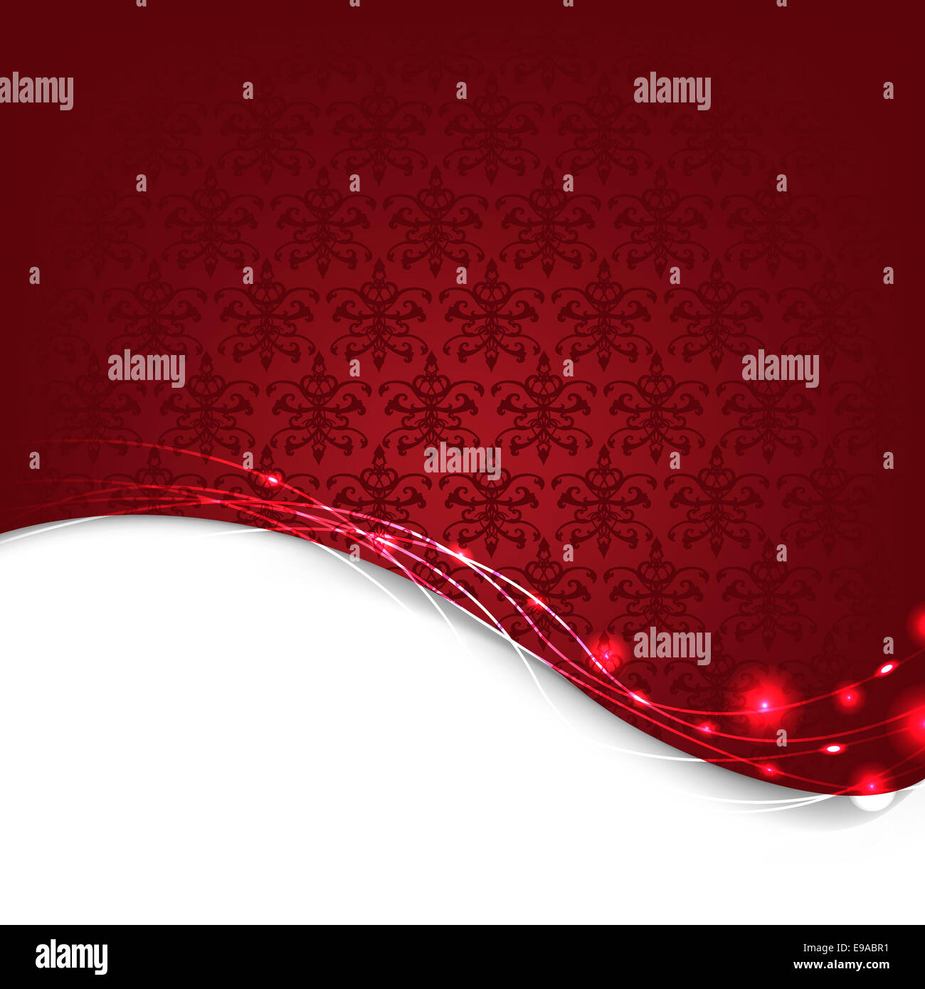 Red Damask Background Stock Photo - Alamy