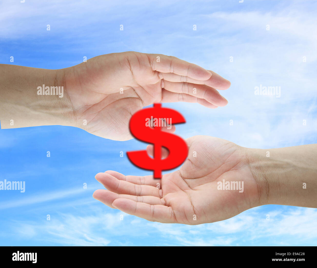 Dollar saving concept Stock Photo - Alamy