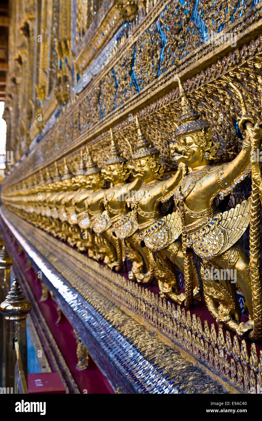 Golden Garuda at grand palace Thailand Stock Photo - Alamy