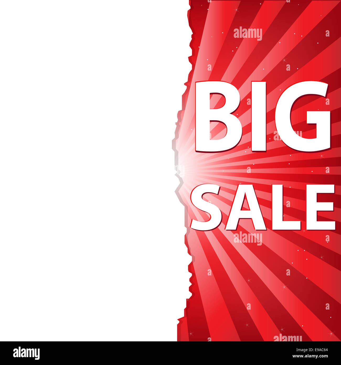 Red Sale Poster Stock Photo - Alamy