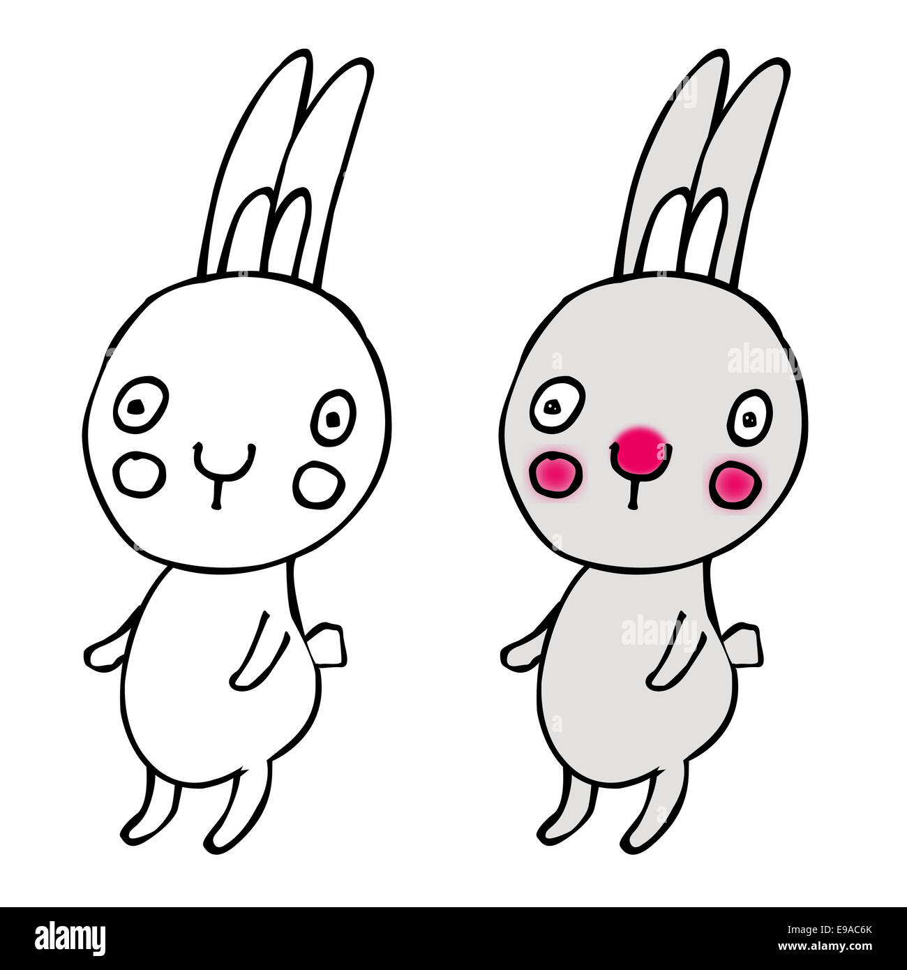 Rough rabbit Cut Out Stock Images & Pictures - Alamy