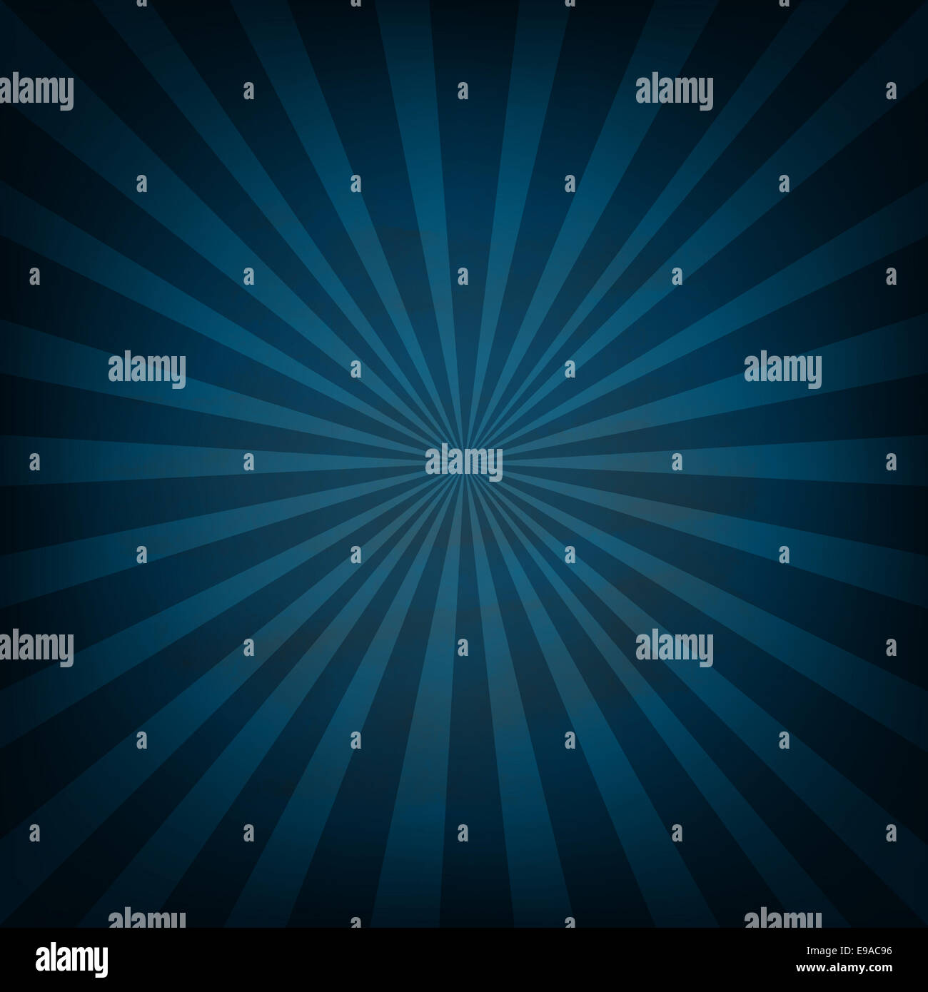 Retro Vintage Square Blue Sunburst Stock Photo - Alamy